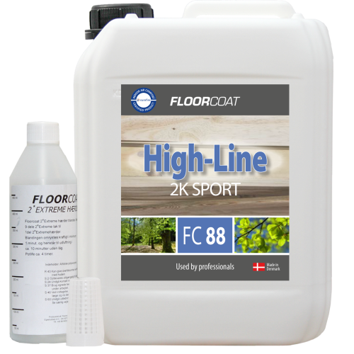5ltr: Floorcoat - High-Line -FC88 2K Sport - Matt - Premium 2K Sport ...