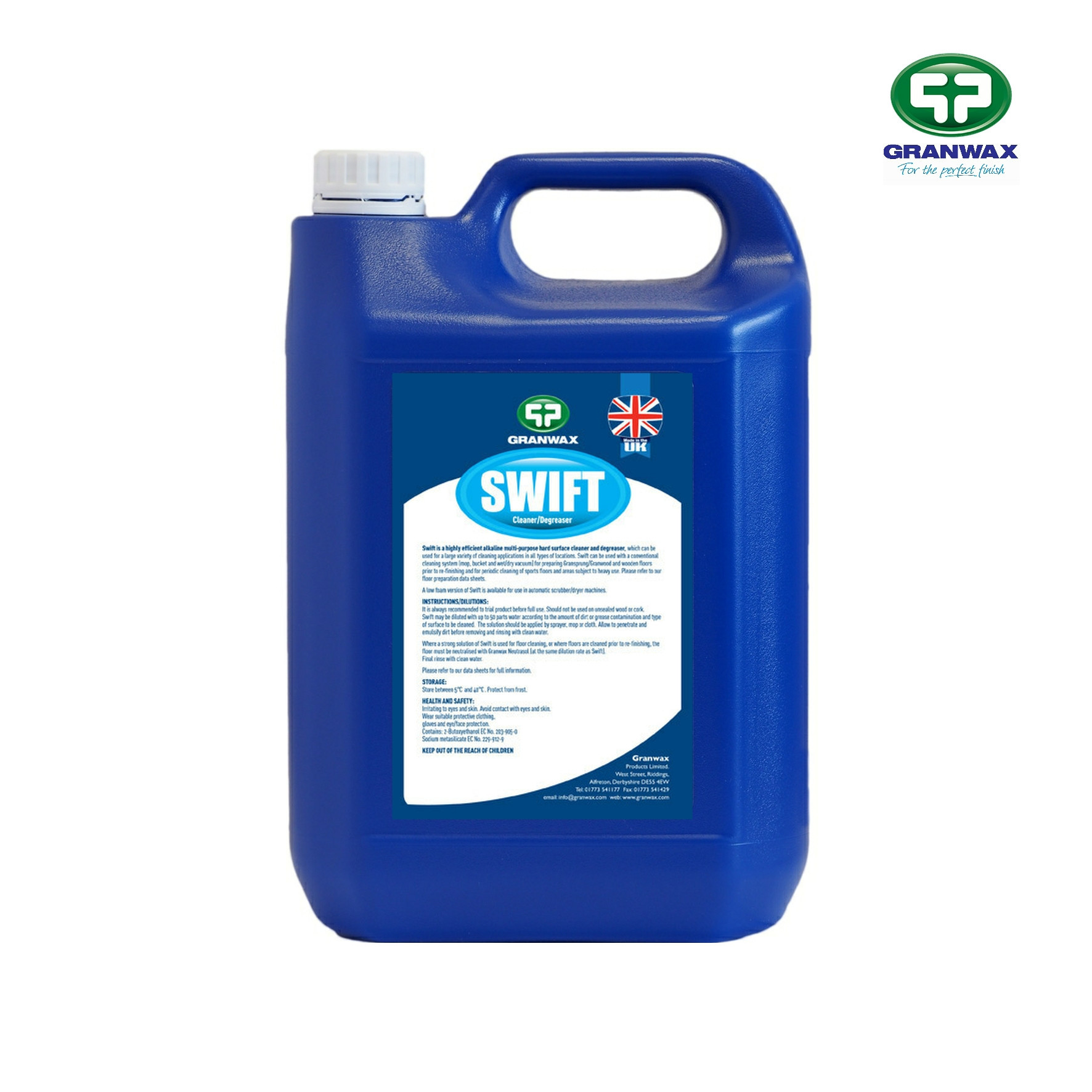 Granwax - 5ltr Swift - Multi - Purpose Cleaner & Degreaser | Floorstock Ltd
