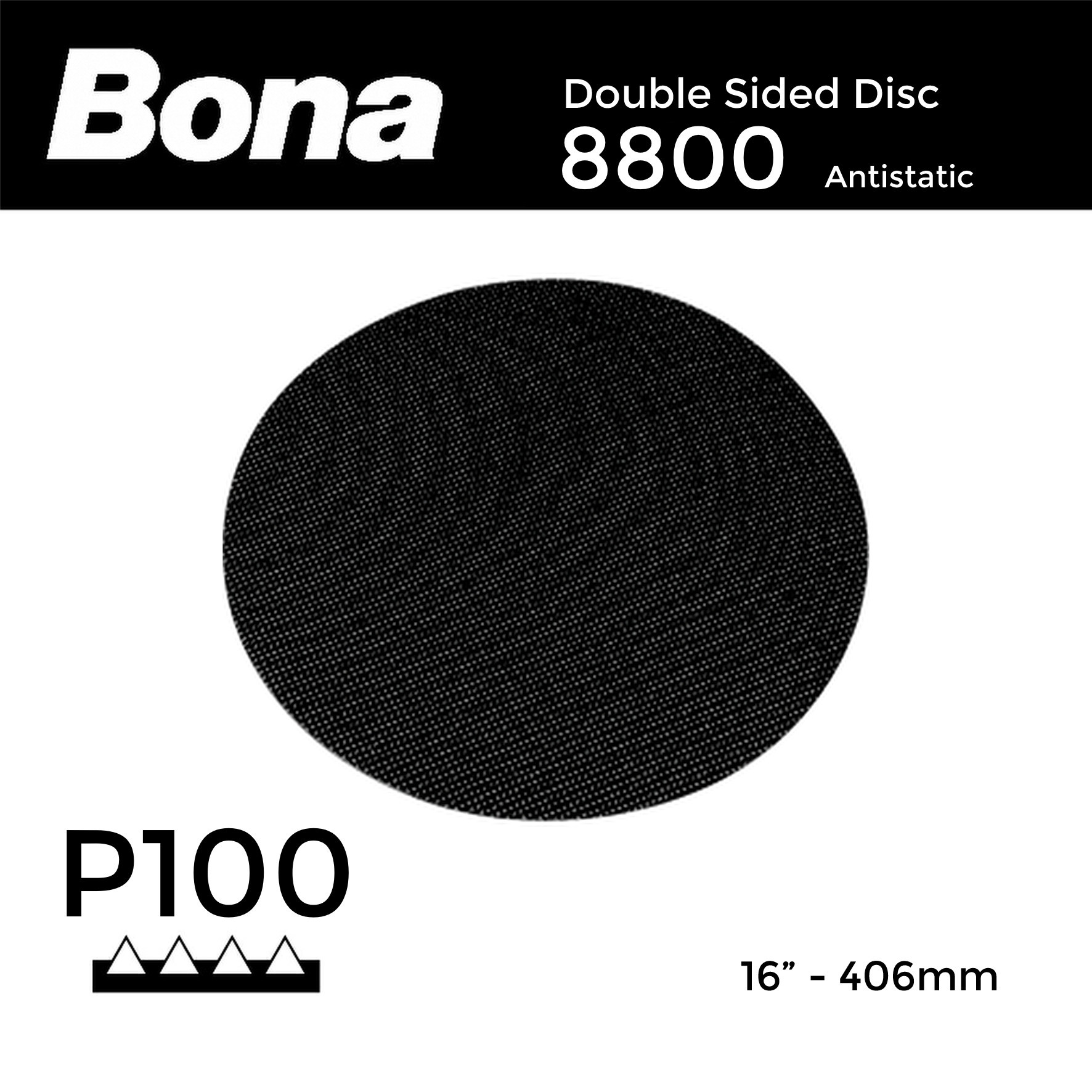 P100 - Bona - Double Sided Disc - (8800) - 407mm - 16" | Floorstock Ltd