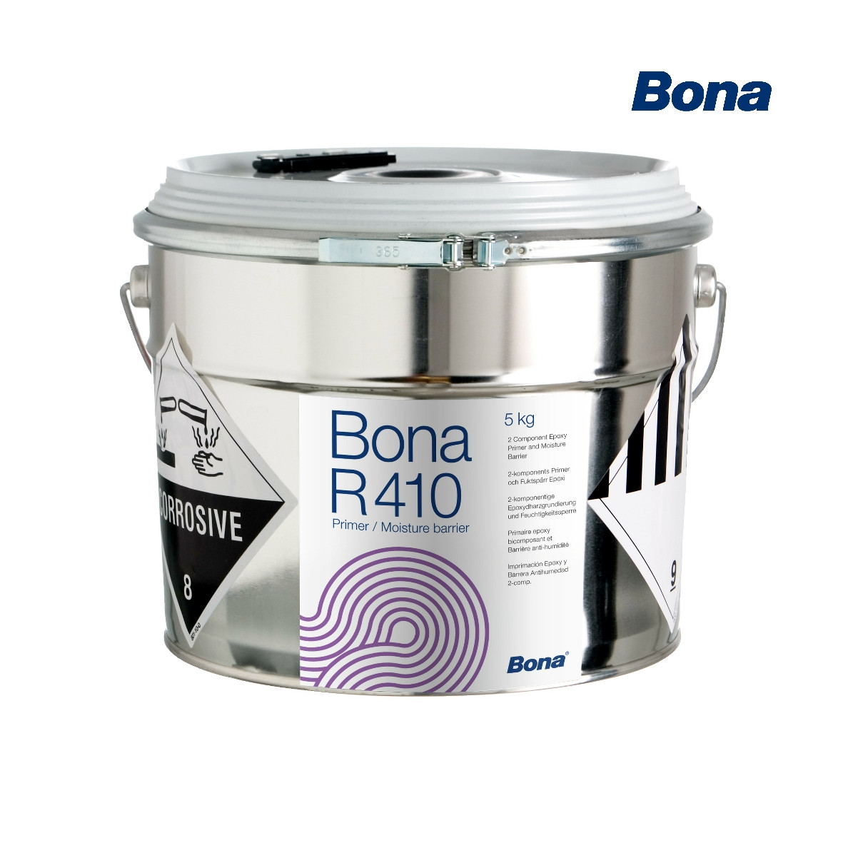 Bona - 5kg R410 - 2K Epoxy Primer/Liquid DPM for Substrates up to 5CM ...