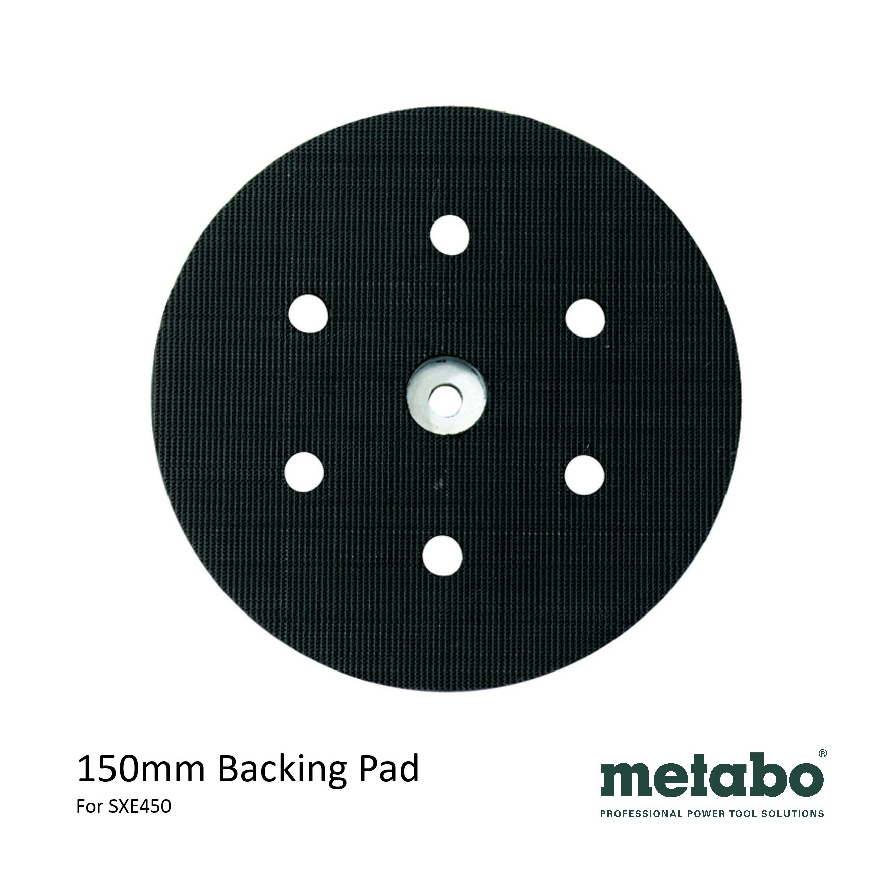 Metabo - SXE 450 - Hook & Loop Backing Pad - 150mm | Floorstock Ltd