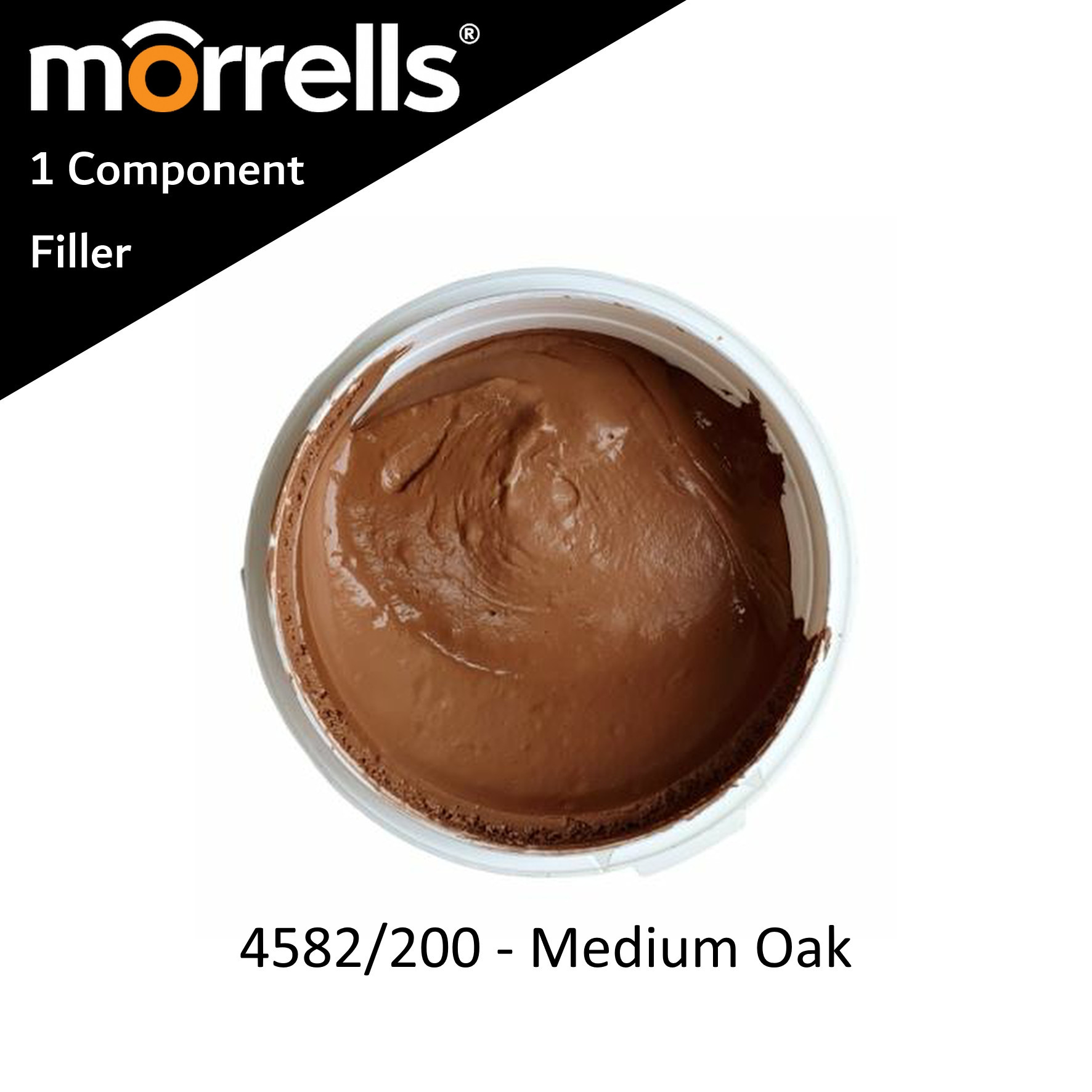 Morrells - 0.25ltr Wood Filler - 45 Range - 1K Filler - Medium Oak ...