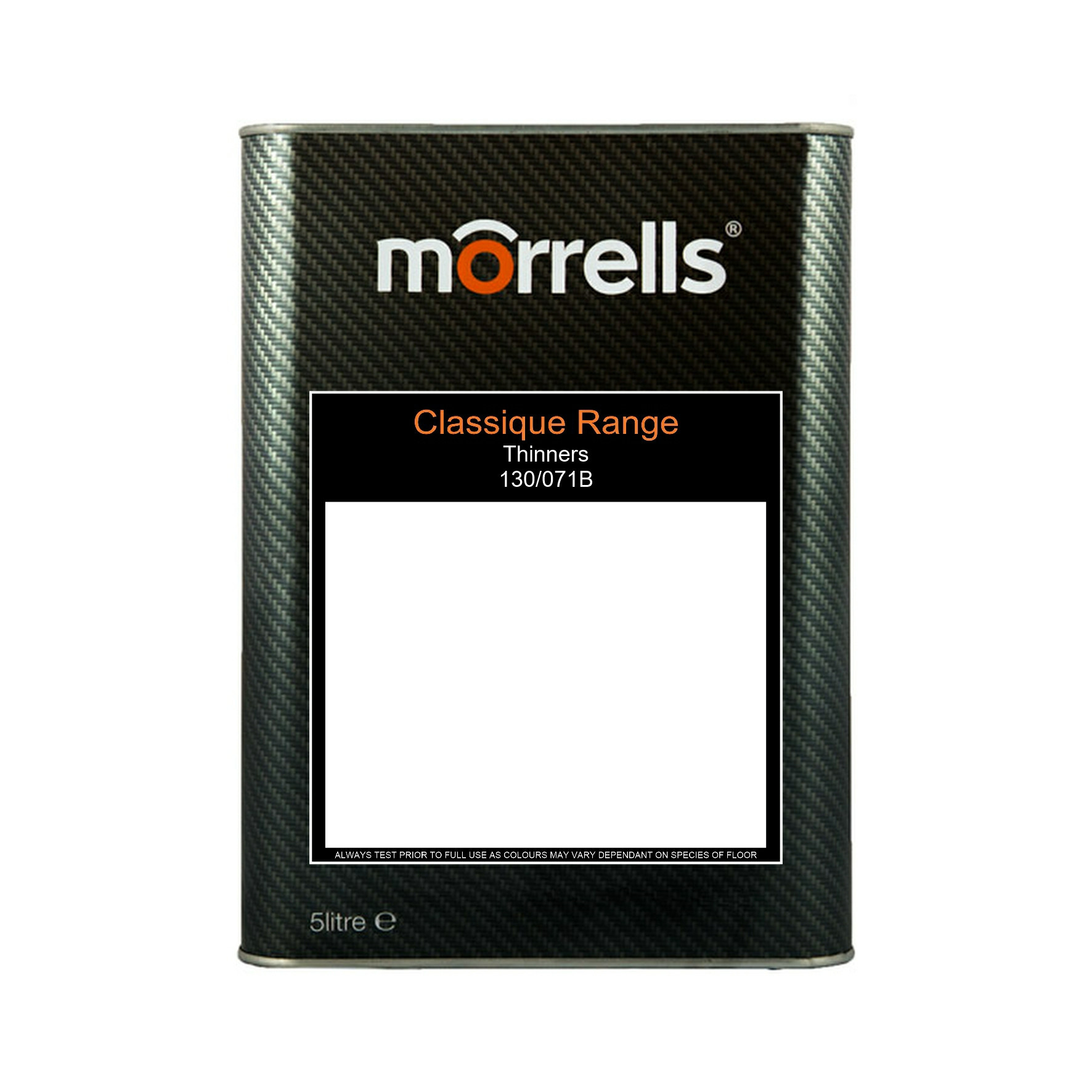 Morrells - 5ltr Thinners - Classique - 130/071B | Floorstock Ltd
