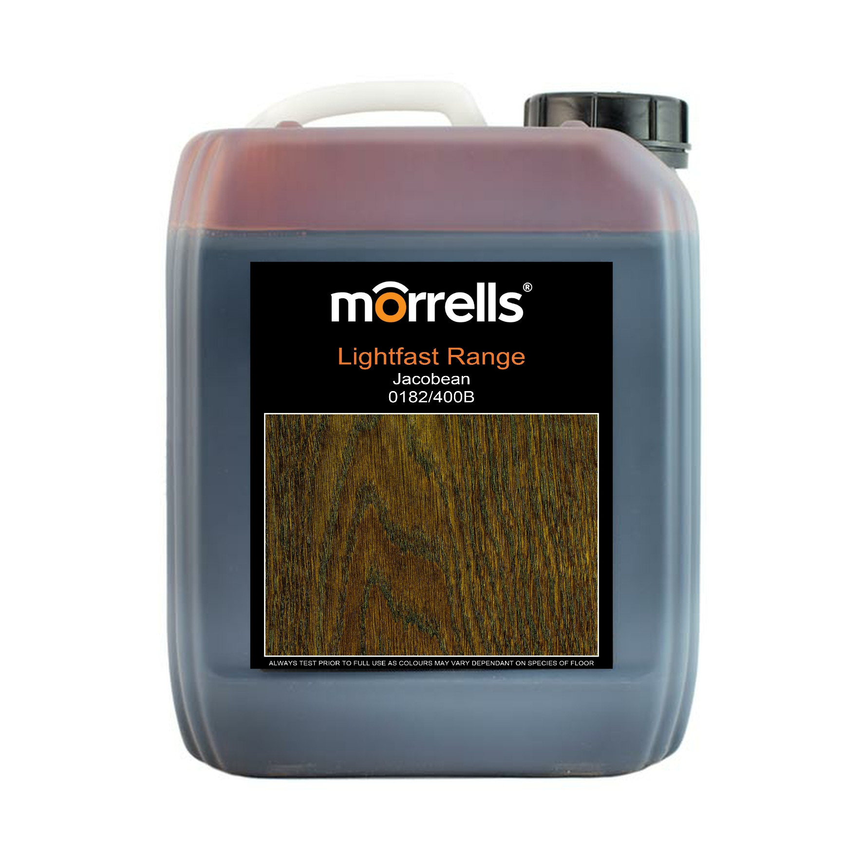 Morrells - 5ltr Light Fast Stain - Jacobean - 0182/400B | Floorstock Ltd