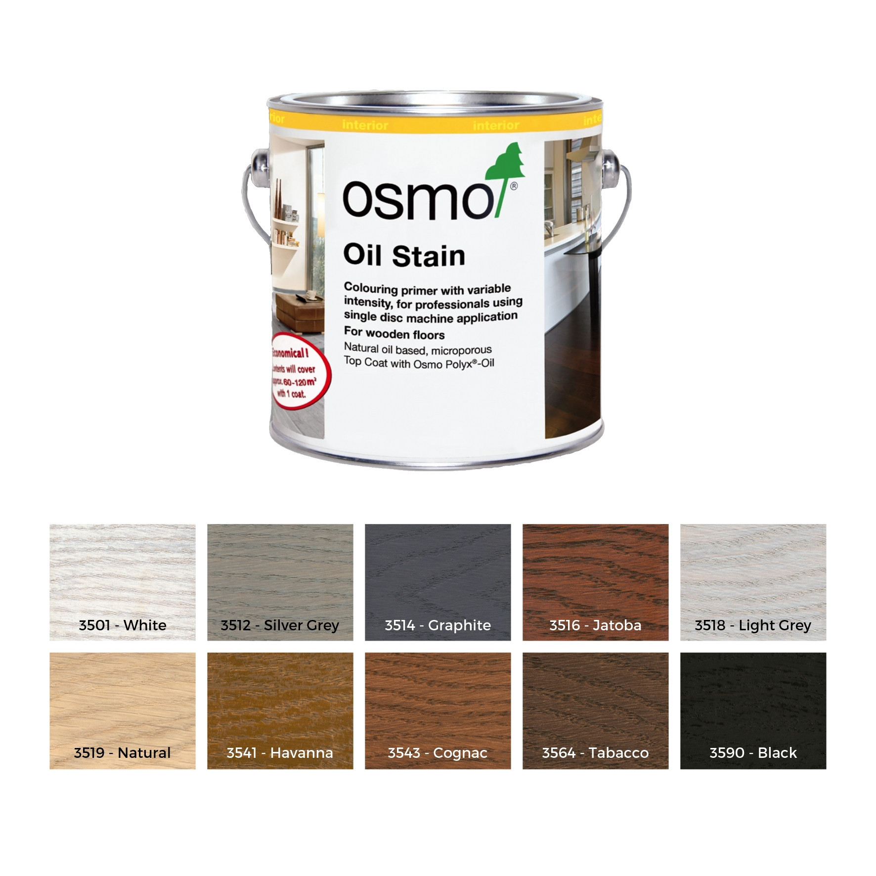 Osmo - Oil Stain - Natural - 3519D | Floorstock Ltd