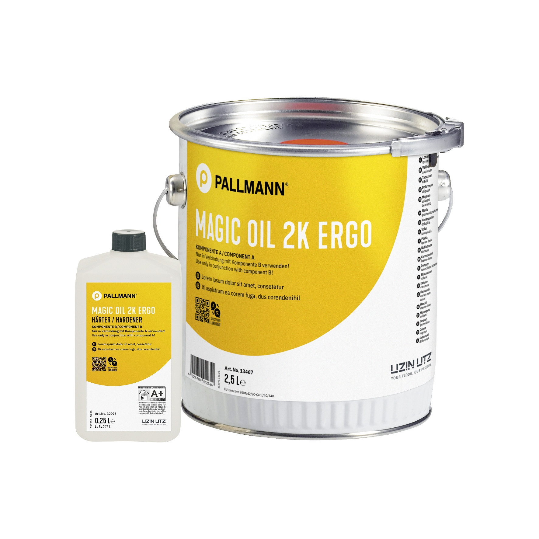 Pallmann - 2.75ltr Magic Oil 2K - Ergo - Including 0.25ltr Hardener ...