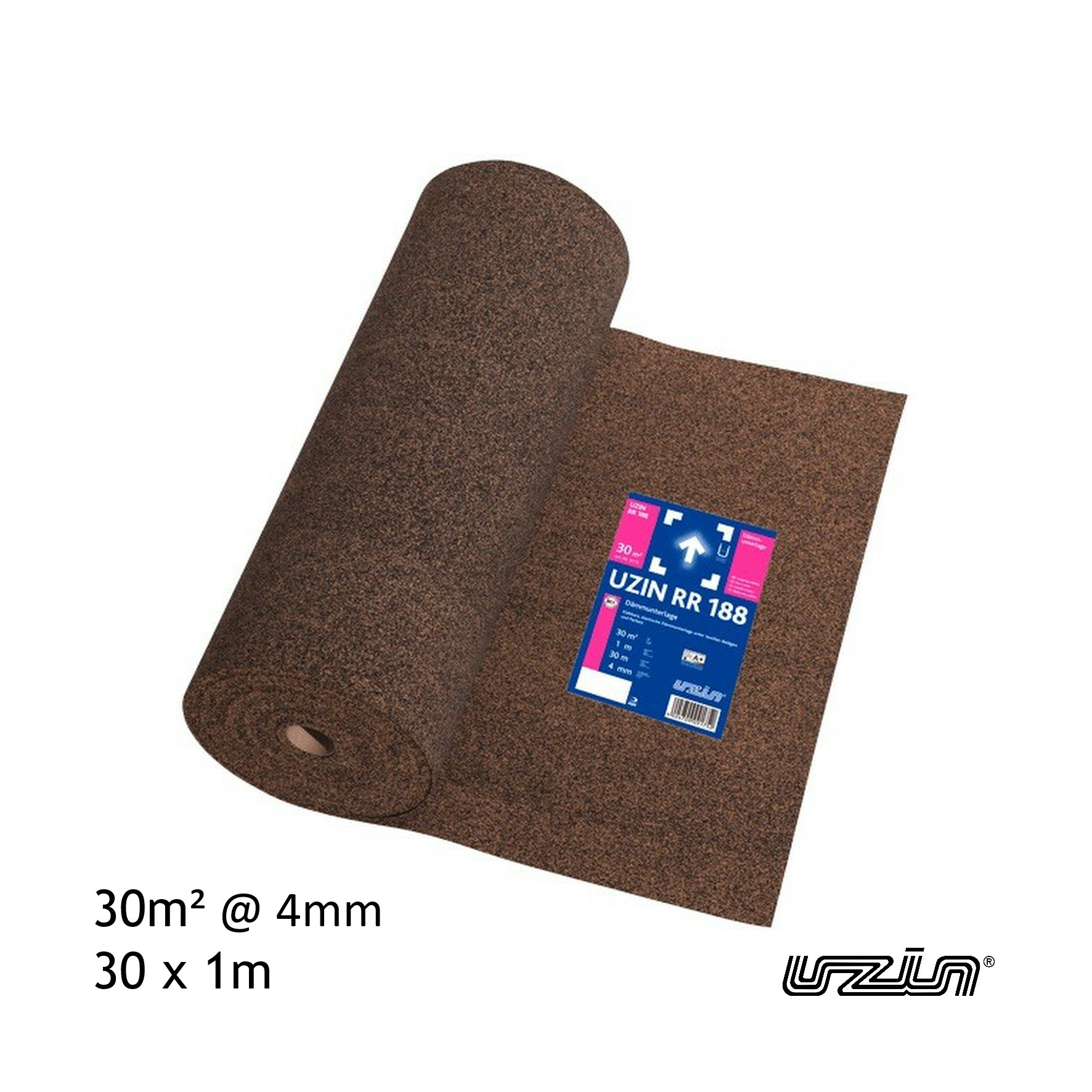 Uzin - RR188 PLUS - 4mm Insulating Underlay - (30 x 1m) | Floorstock Ltd
