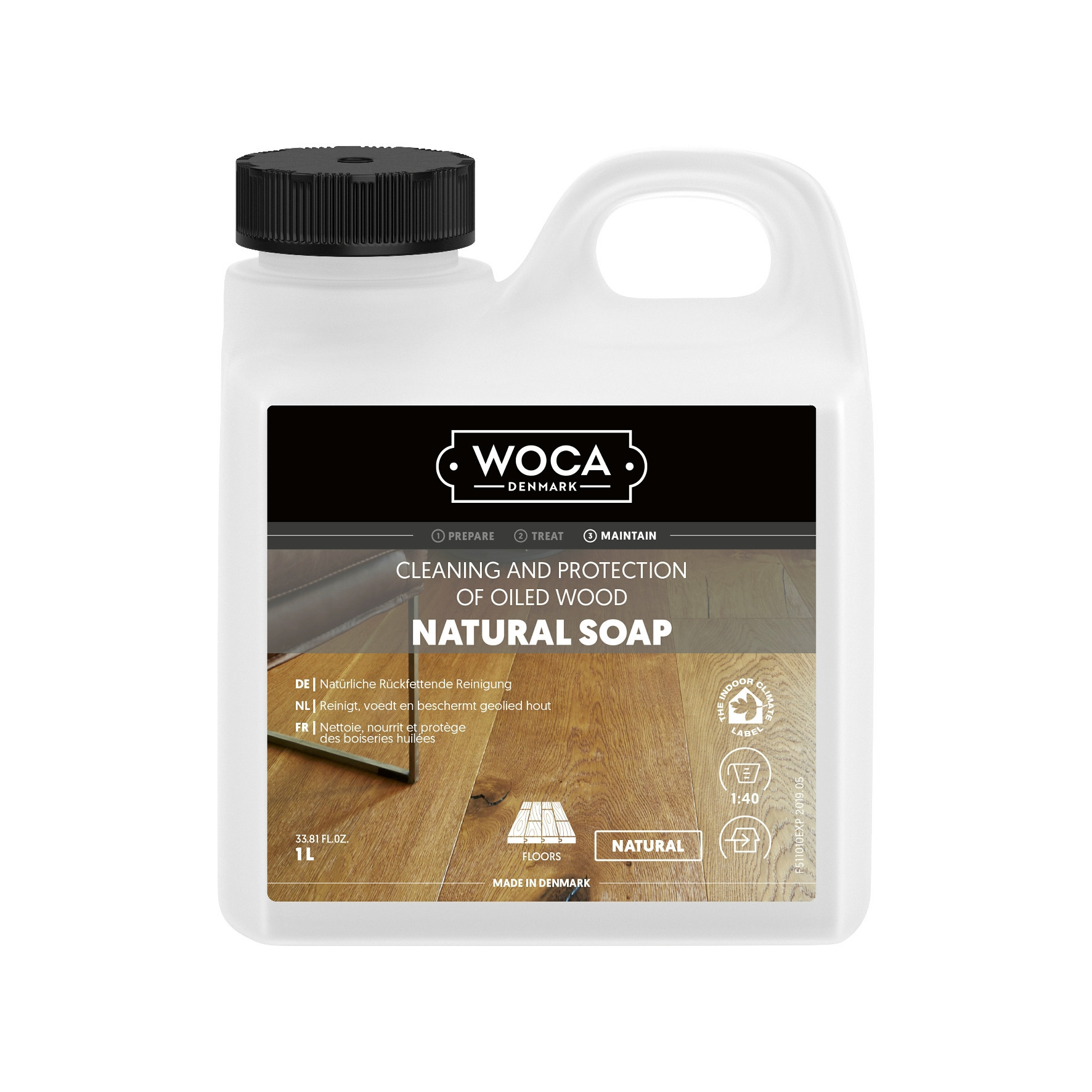 WOCA - 1ltr Natural Soap - Natural| Floorstock Ltd | Floorstock Ltd