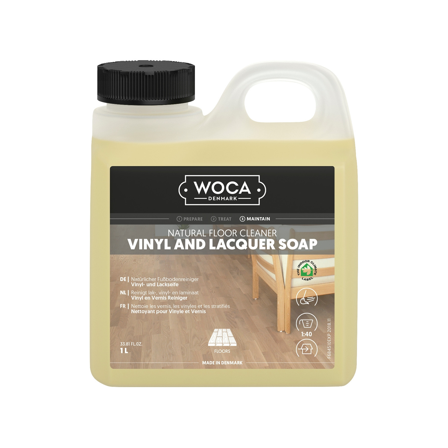 WOCA - 1ltr Master Cleaner - Vinyl & Lacquer Soap| Floorstock Ltd ...